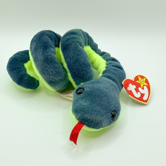 Ty | Accents | Vintage 997 Ty Beanie Babies Hissy The Snake | Poshmark